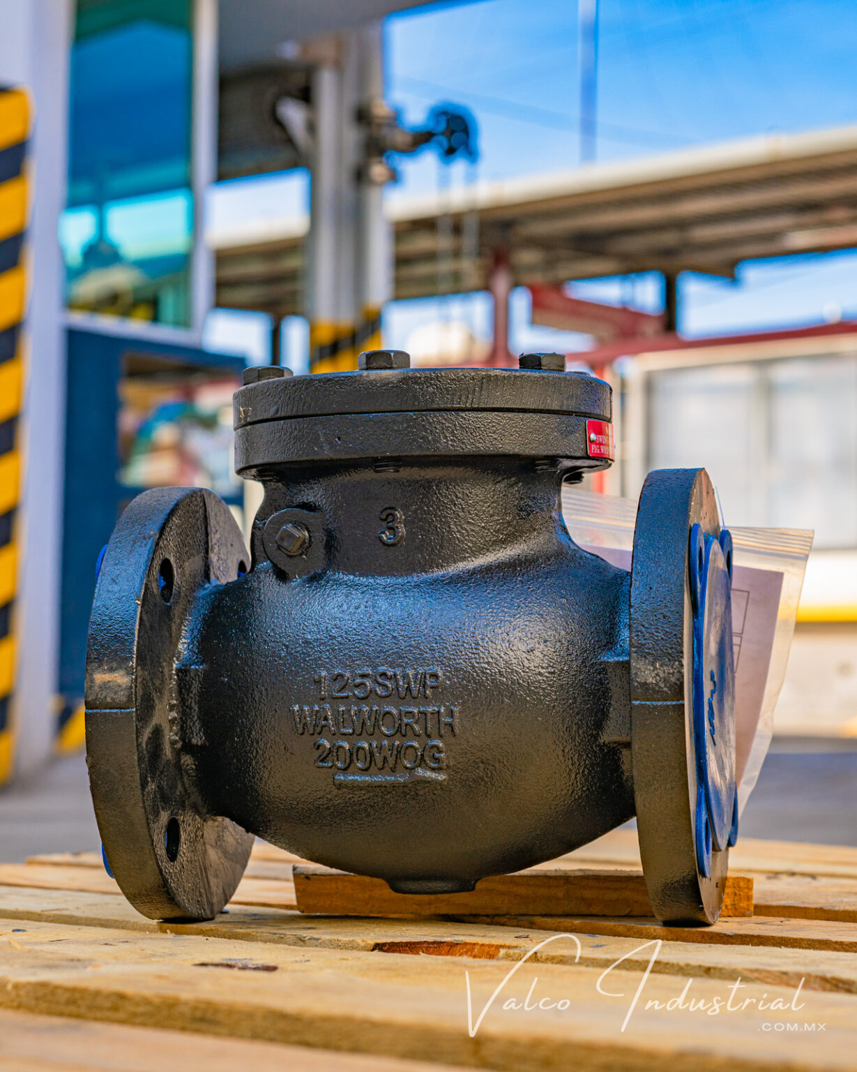Válvula Check Columpio Hierro/Bronce Walworth 928RF Bridada para 125# 3″ – Mostrador VALCO ...