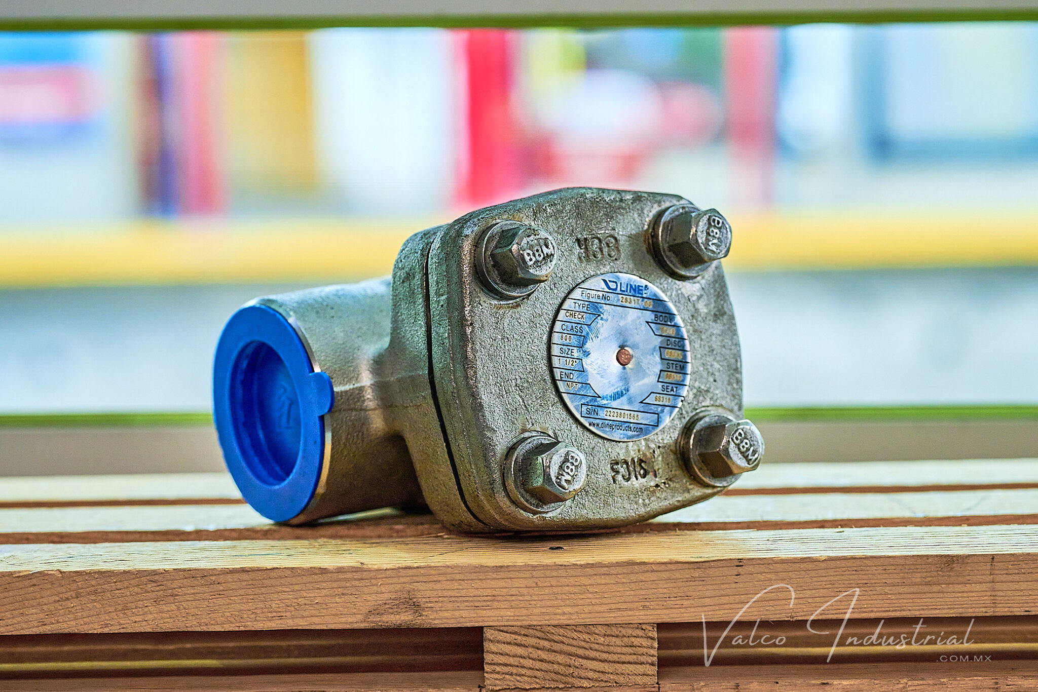 2831T-08 Válvula Swing Check Forjada en Acero Inoxidable Roscada Clase 800 de 1-1/2″ – Mostrador ...