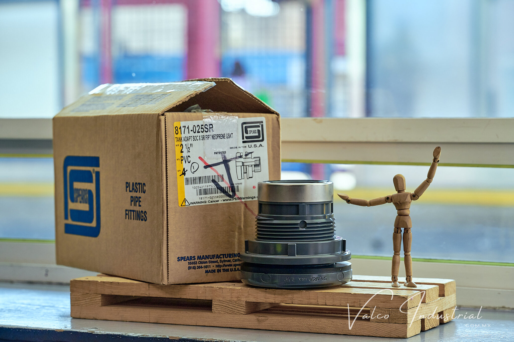 8171-025SR Adaptador Tanque PVC Cédula 80 Mixto SR Neopreno de Spears® en 2-1/2″ – Mostrador ...