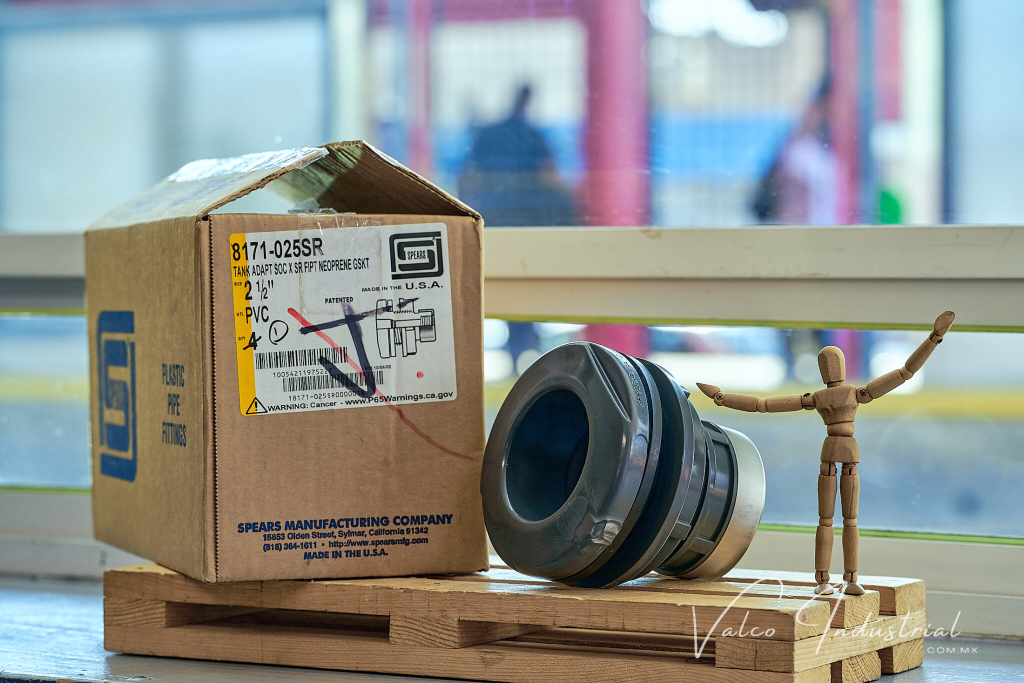 8171-025SR Adaptador Tanque PVC Cédula 80 Mixto SR Neopreno de Spears® en 2-1/2″ – Mostrador ...