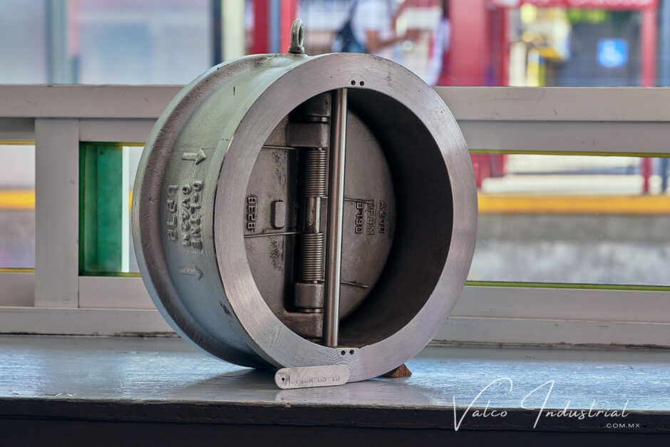 CV42M-CS-15 Válvula Duo Check Wafer Cuerpo de Acero al Carbón y Disco de Acero Inoxidable Sello ...