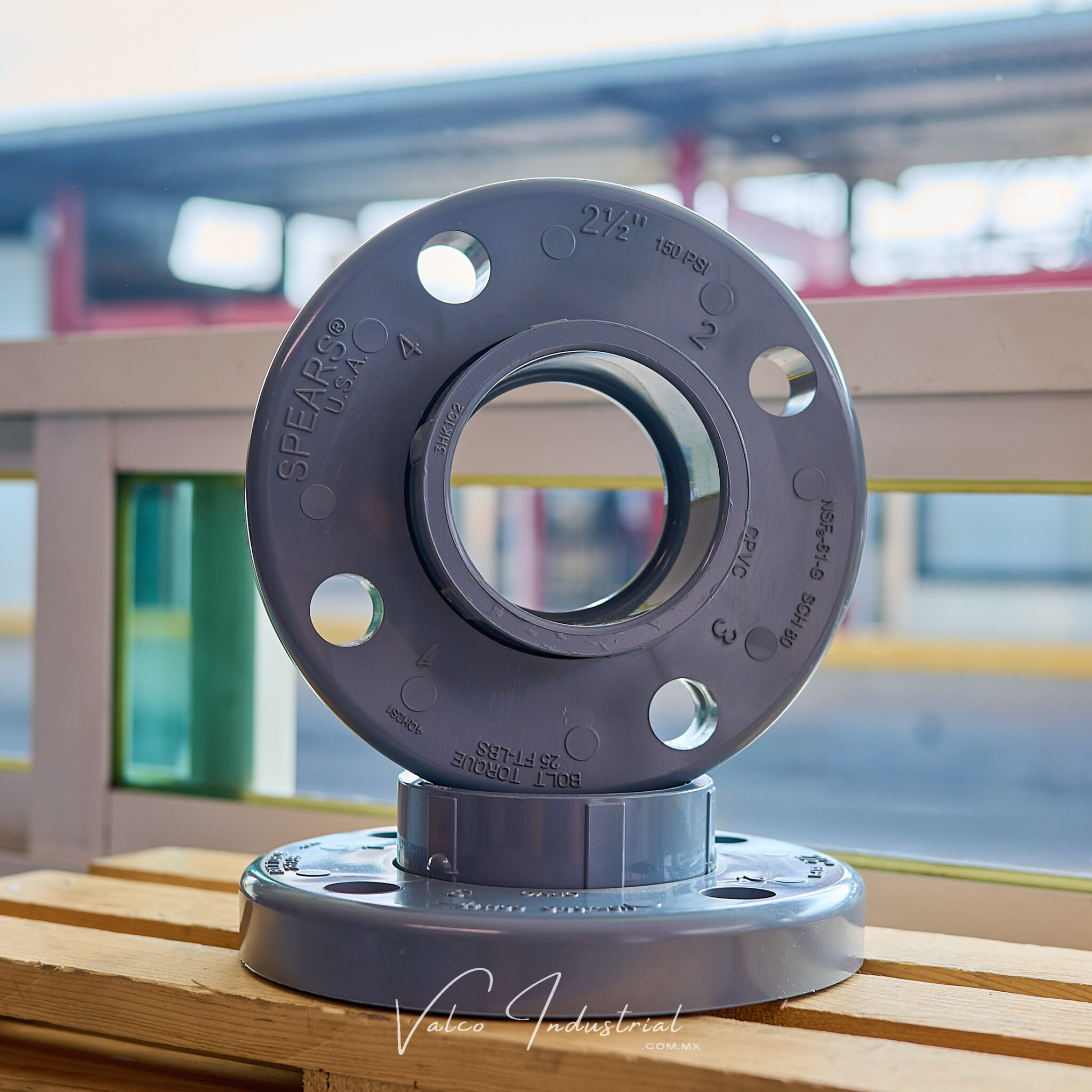 854-025C Brida CPVC Cédula 80 Van Stone Cementar Movible Clase 150 de 2-1/2″ – Mostrador VALCO ...