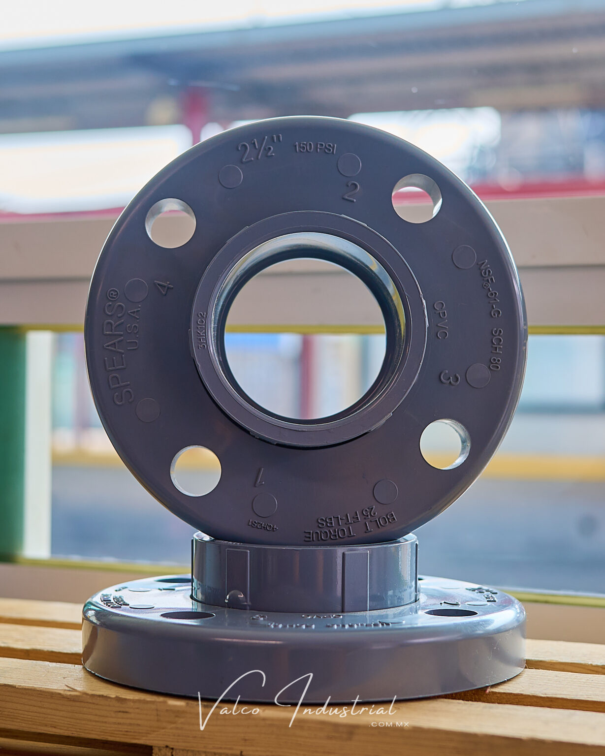 854-025C Brida CPVC Cédula 80 Van Stone Cementar Movible Clase 150 de 2-1/2″ – Mostrador VALCO ...
