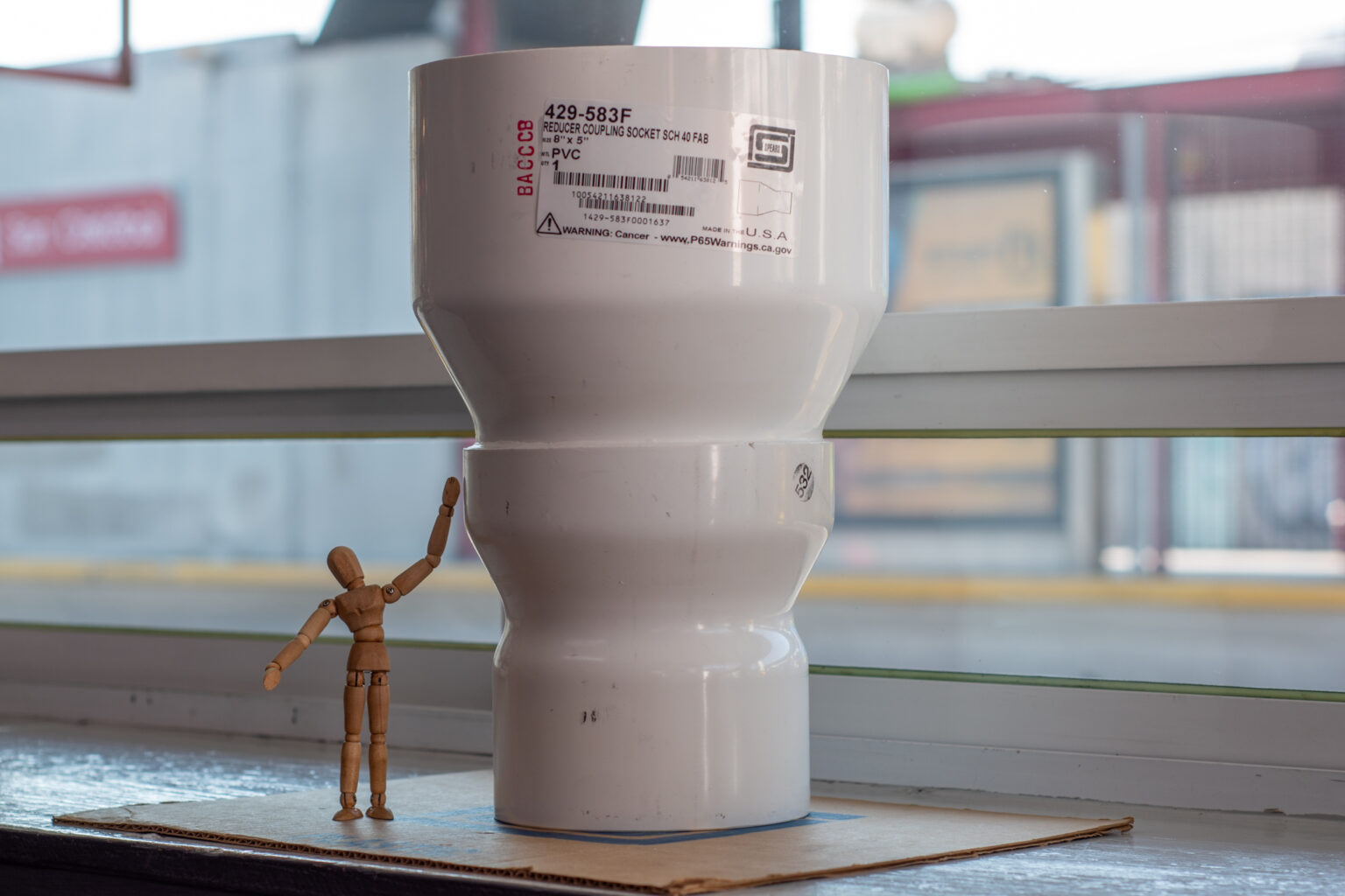 429-583F Reducción Campana Concéntrica PVC Cédula 40 Cementar 8 X 5″ de Spears® – Mostrador ...