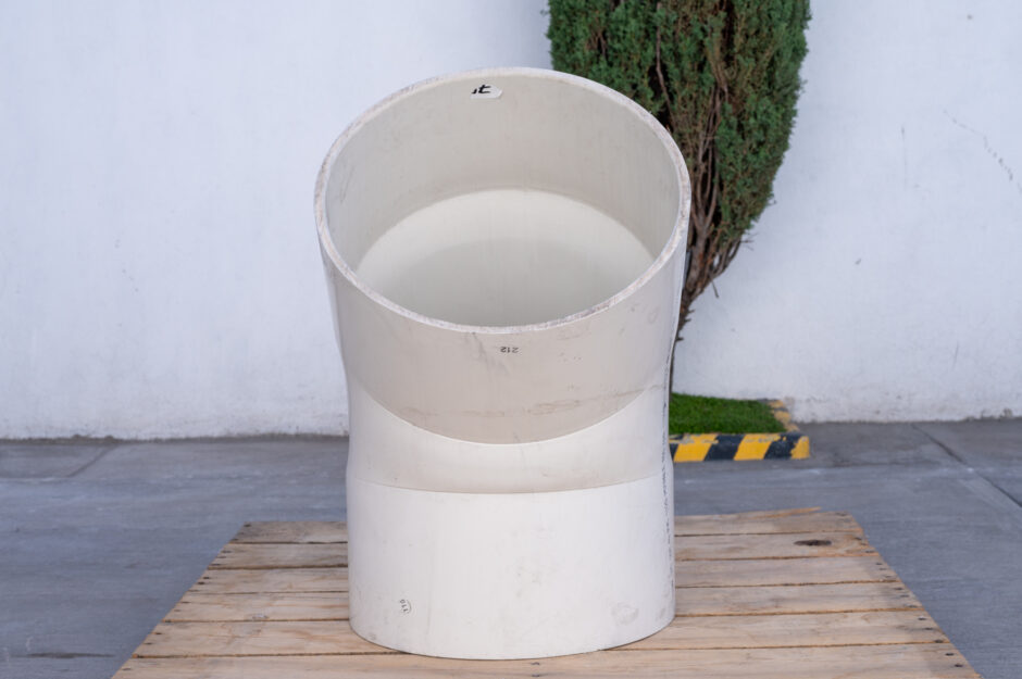 417-160F CODO PVC C40 CTAR. 45º X 16″. PVC Fabricated Schedule 40 ...