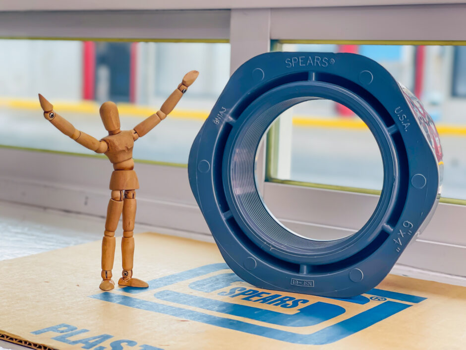 838-532 REDUCCIÓN BUSHING PVC C80 MIXTA 6 X 4″. PVC Molded Schedule 80 ...