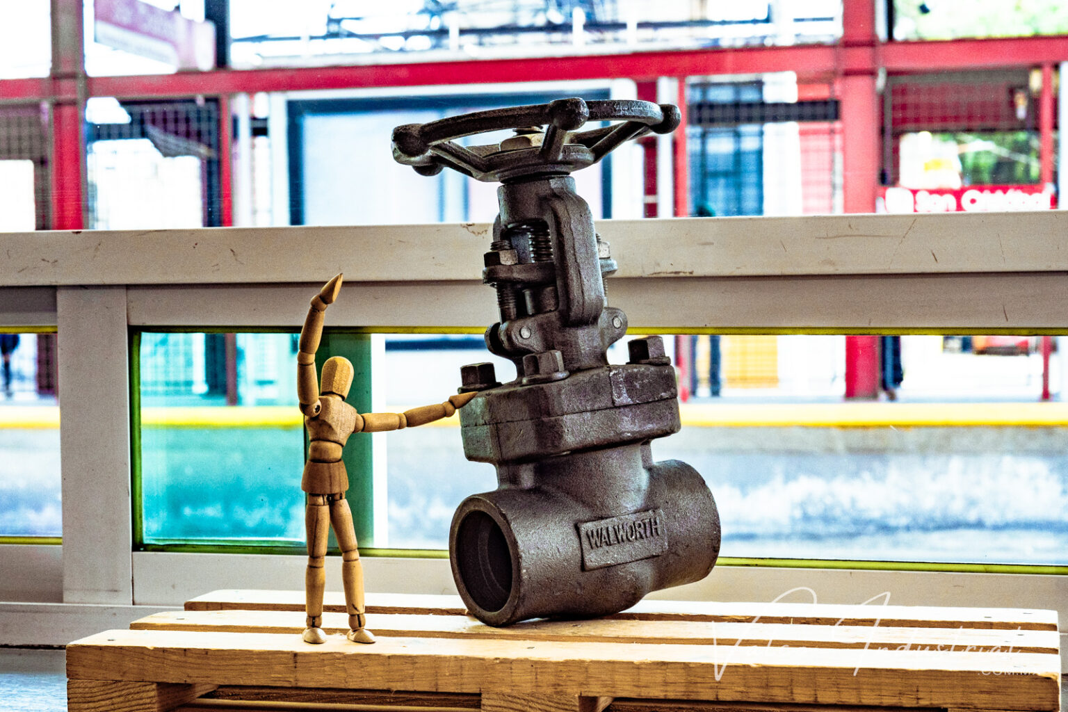 Válvula Compuerta Hierro/Bronce Walworth 719RF Vástago Fijo Bridada para 125# de 2-1/2 ...