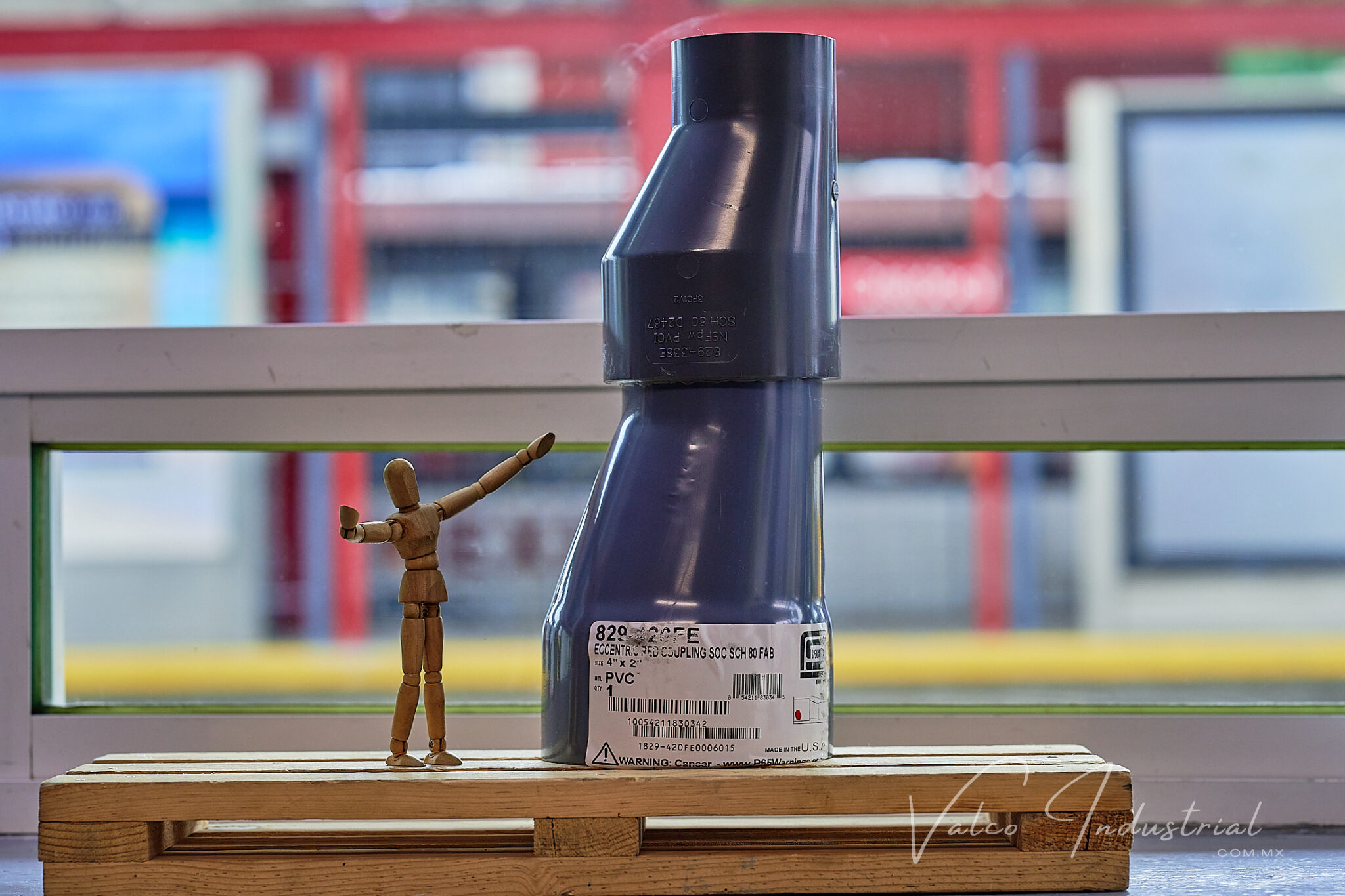 829-420FE Reducción Campana Excéntrica PVC Cédula 80 Cementar 4 X 2″ de ...