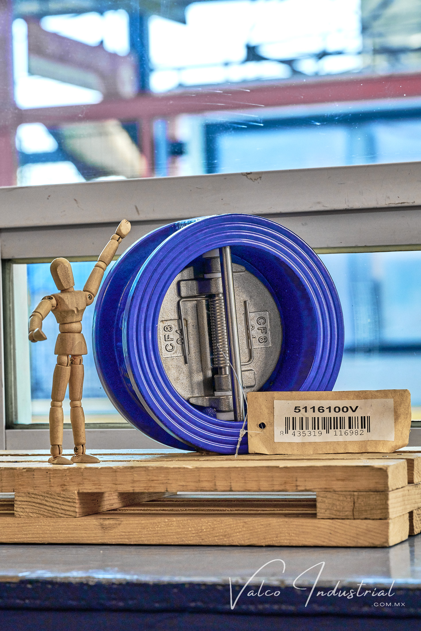 5116100 Válvula Duo Check de 125-150# Hierro/Inoxidable de 4″ 102MM ...