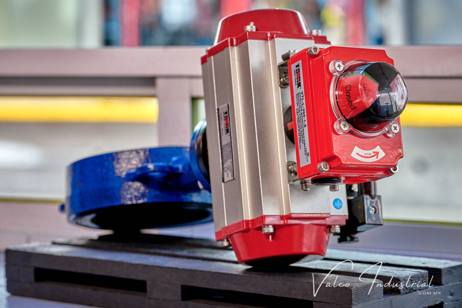 5114125 VT085D VALVULA MARIPOSA 5″ CON ACTUADOR NEUMÁTICO, VÁLVULA ...