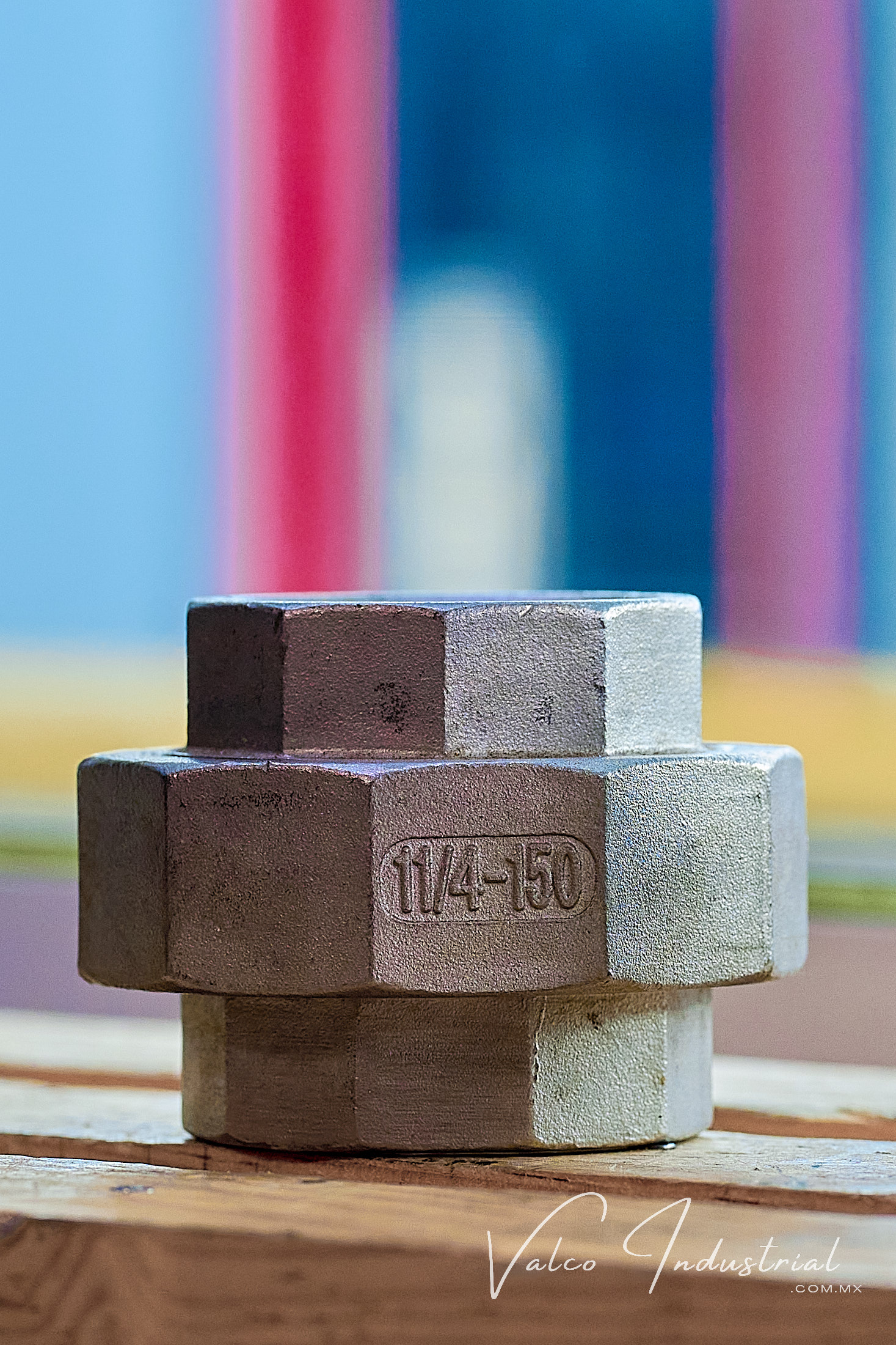 TUERCA UNION EN ACERO INOXIDABLE T316/L 150# ROSCADA 1-1/4″ 32MM ...