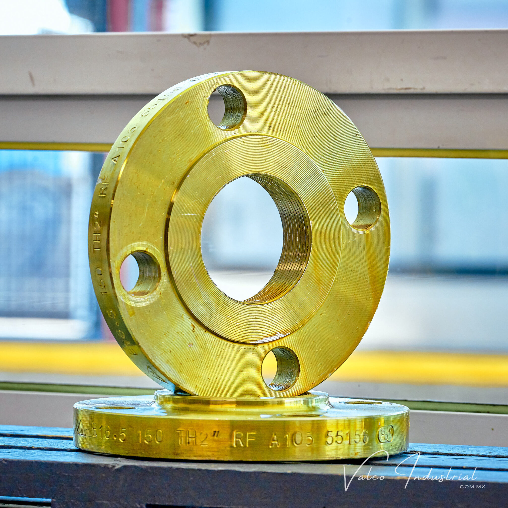 Brida de Acero al Carbón Roscada Clase 150 A105 RF B16.5 de 2″ – Mostrador VALCO INDUSTRIAL