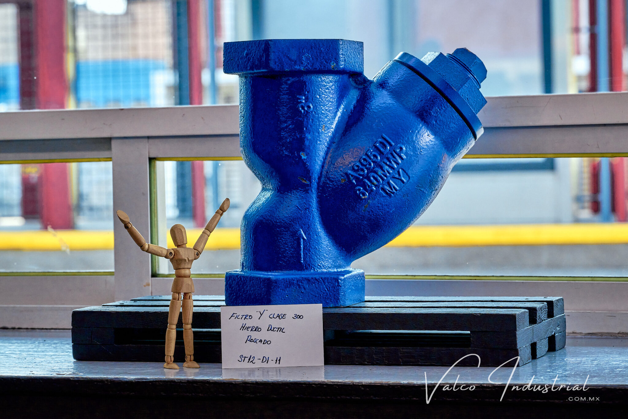 ST12-DI-11 Filtro Yee en Hierro Dúctil Clase 300 Roscado NPT de 3″ 75MM ...