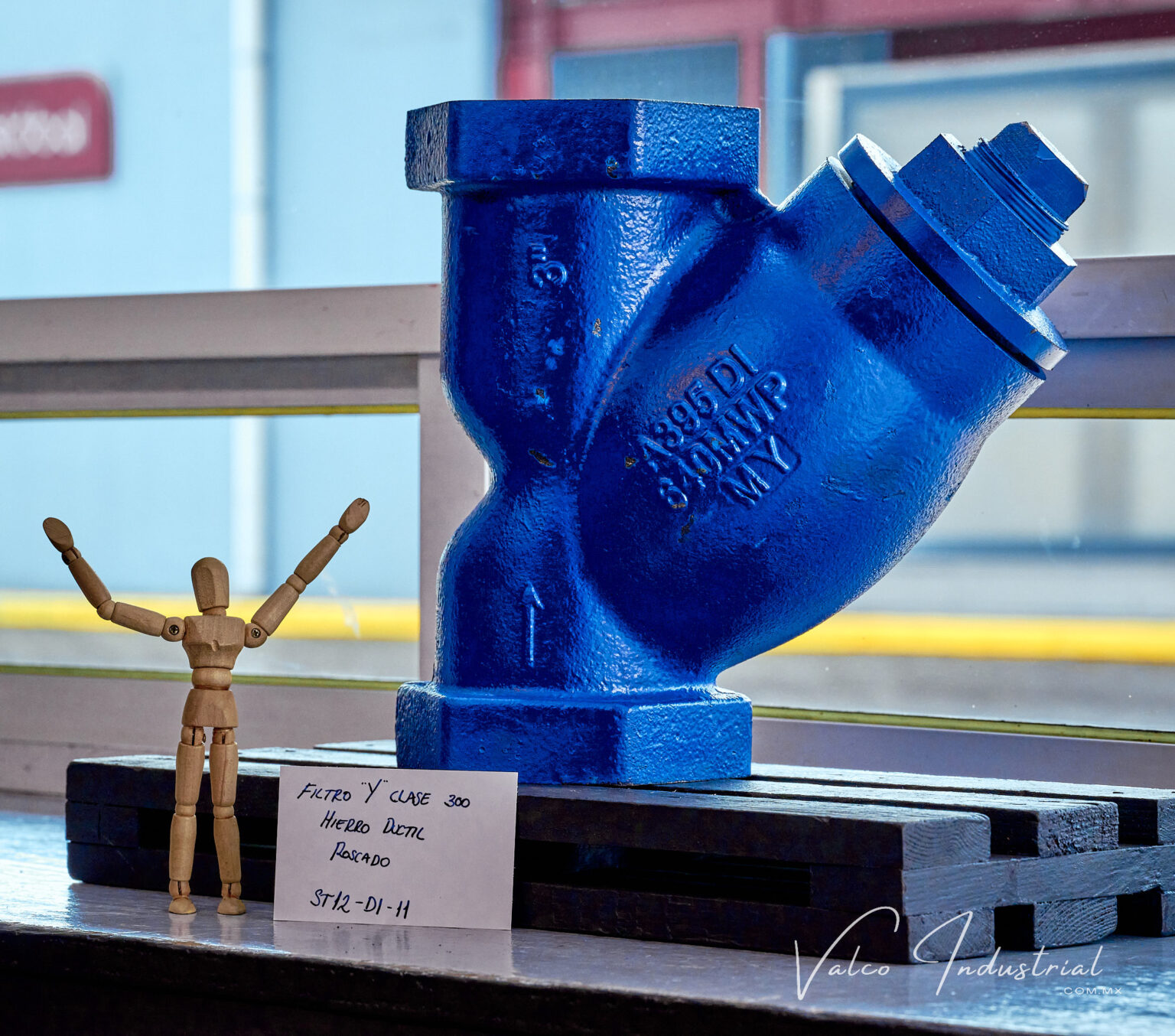 ST12-DI-11 Filtro Yee en Hierro Dúctil Clase 300 Roscado NPT de 3″ 75MM ...