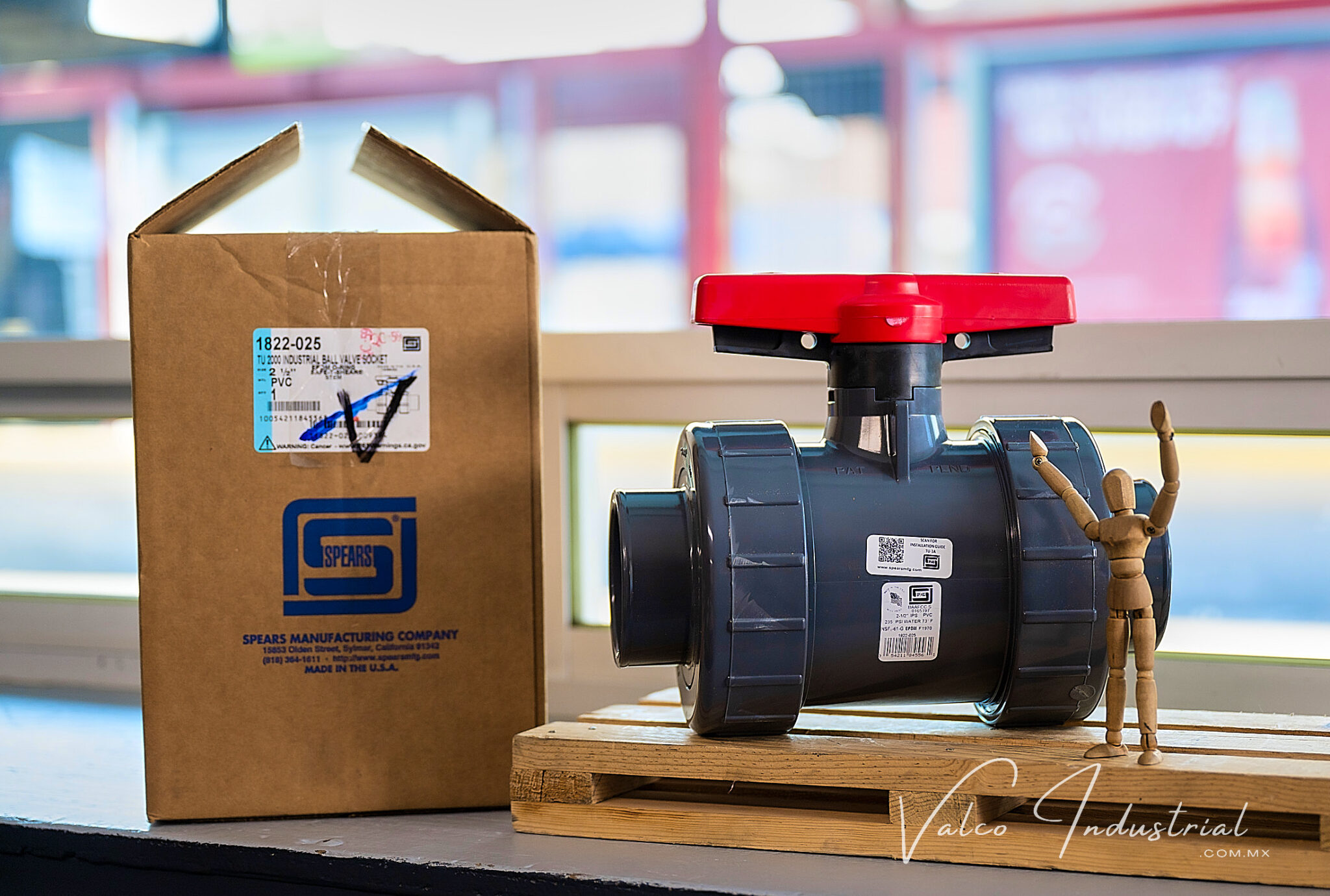 1822-025 VAL ESFERA PVC IND TU2K CTAR EPDM 64MM – Mostrador VALCO ...