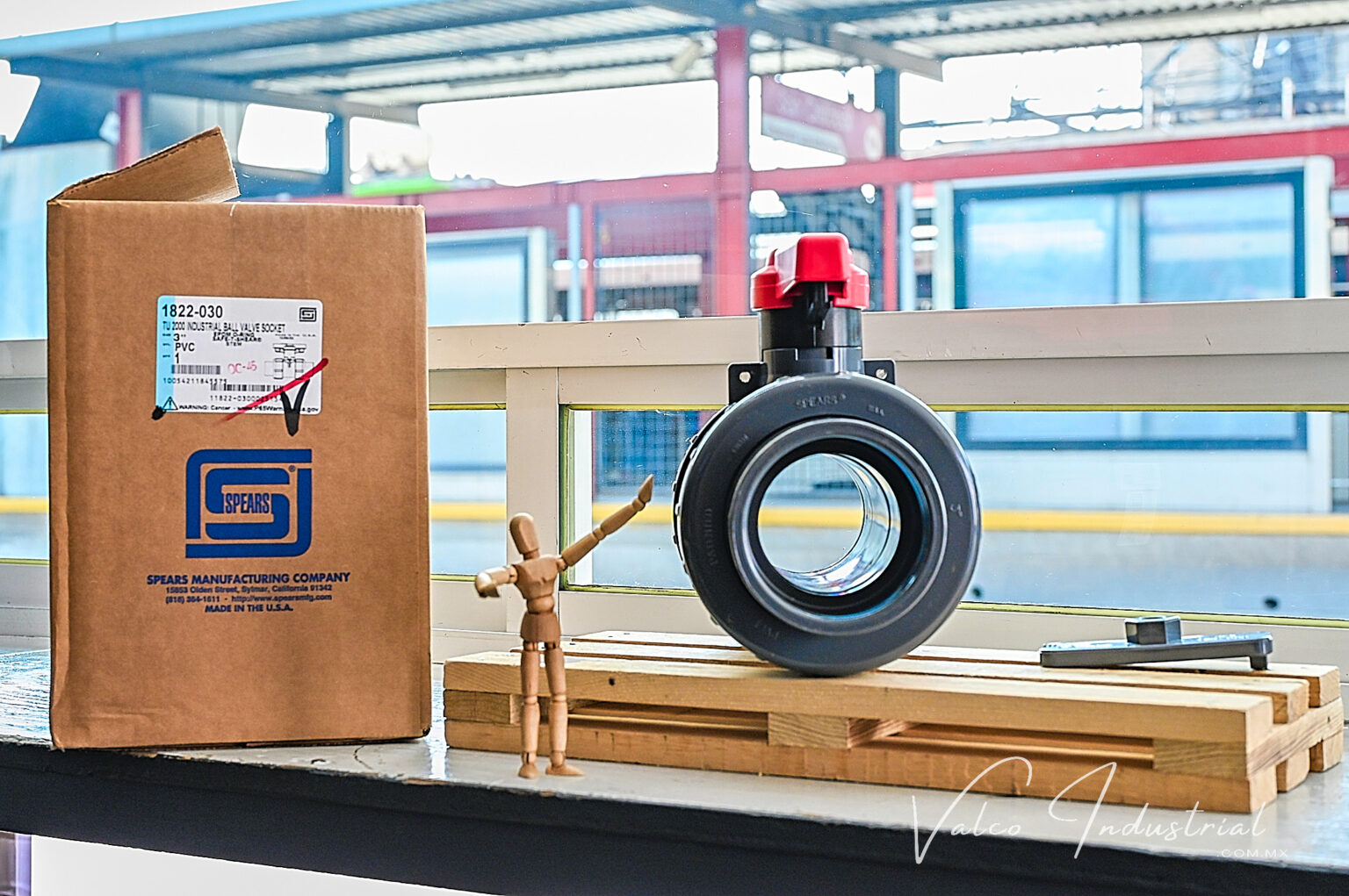 1822-030 VAL ESFERA PVC IND TU2K CTAR EPDM 3″ 75MM – Mostrador VALCO INDUSTRIAL