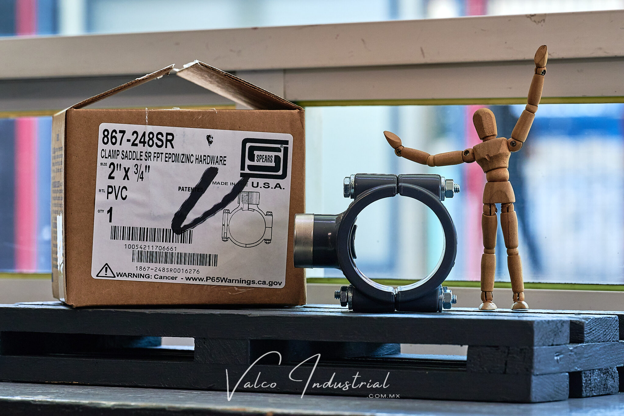 867-248SR Hidrotoma de PVC Cédula 80 de Spears® EPDM con salida roscada ...