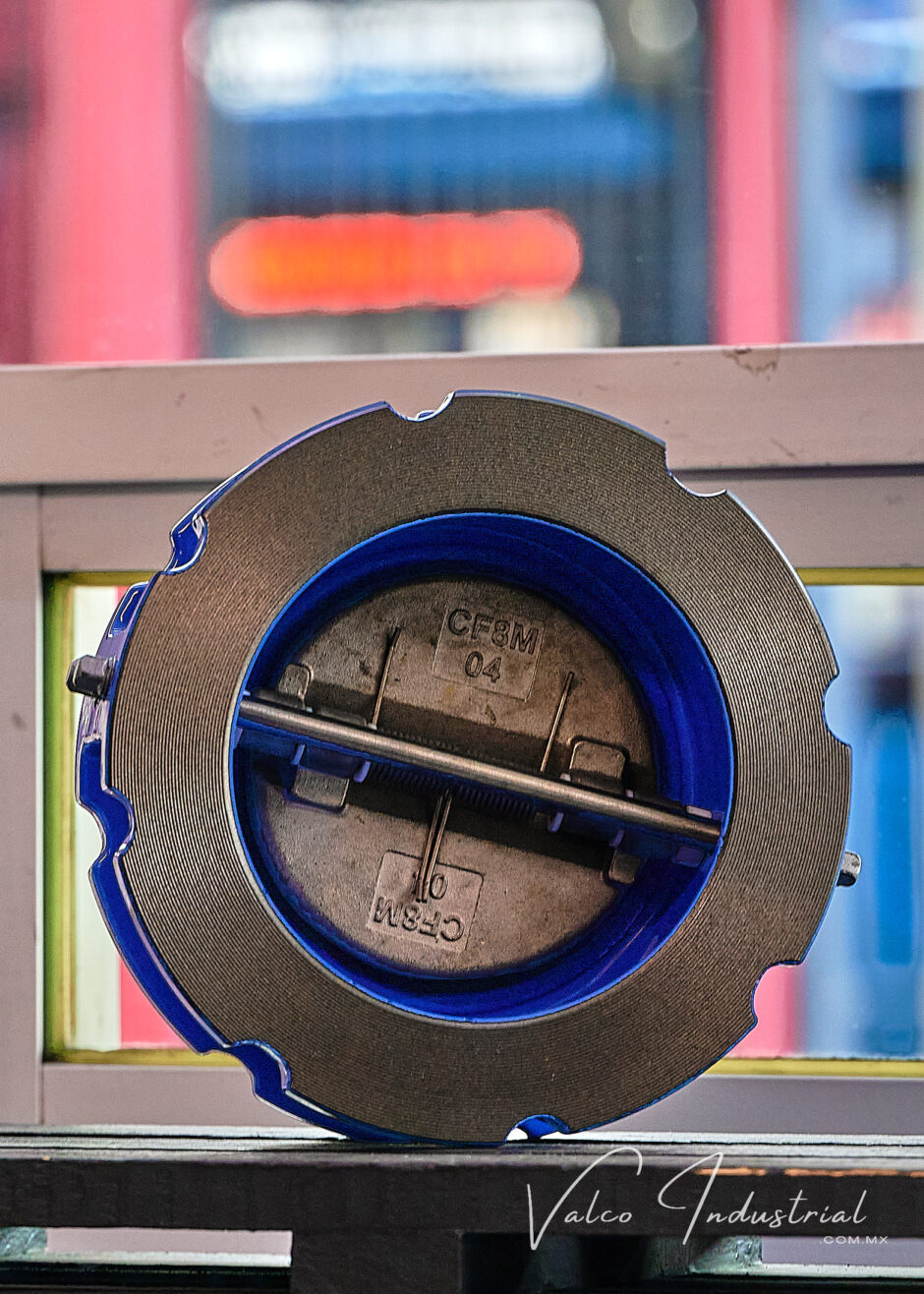 CV41B-DI-12 Válvula Duo Check de 150-300# Hierro/Inoxidable NBR de 4 ...