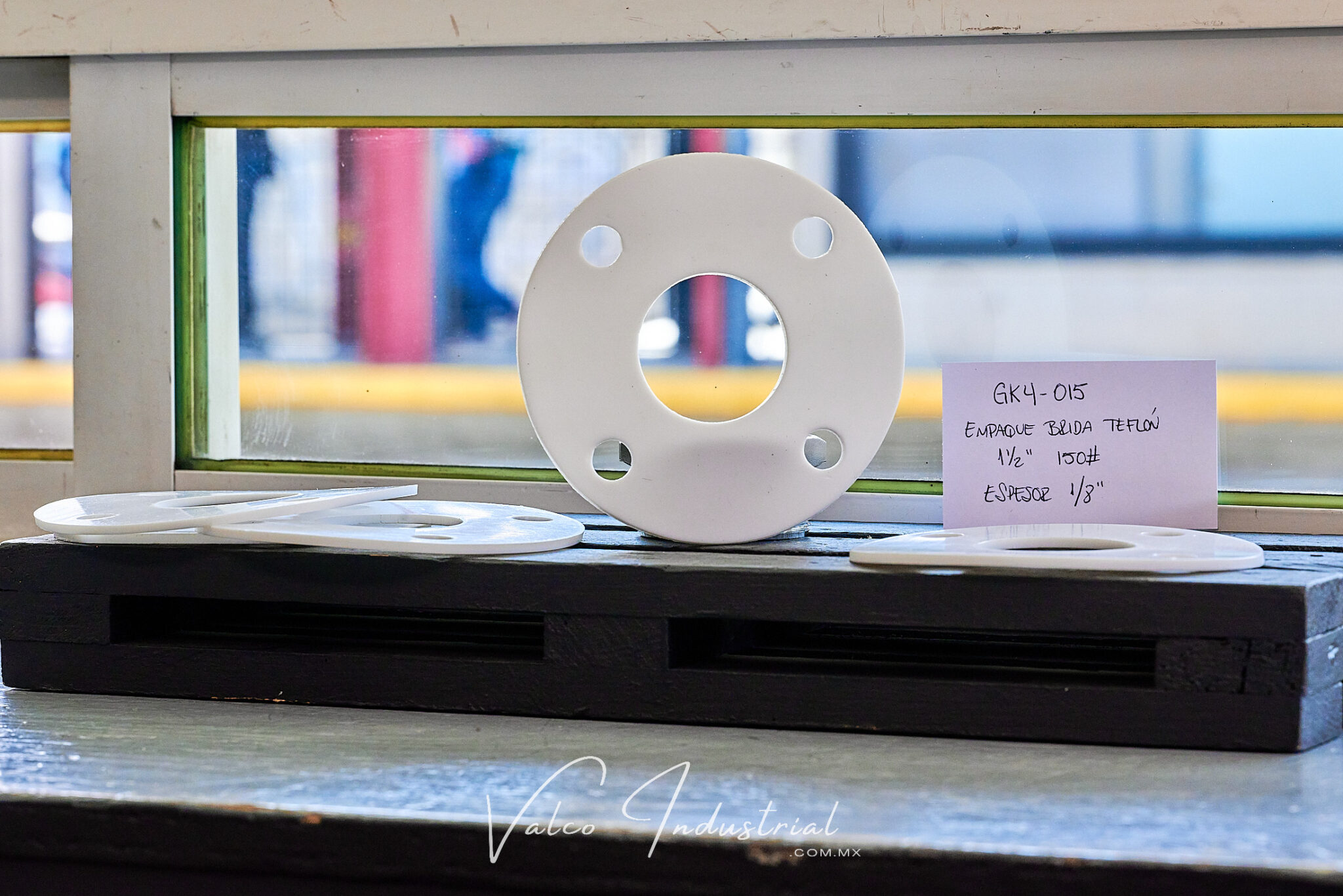 GK4-015 EMPAQUE BRIDA FF 150# PTFE TEFLON 1-1/2″. Flange Gaskets -Full ...